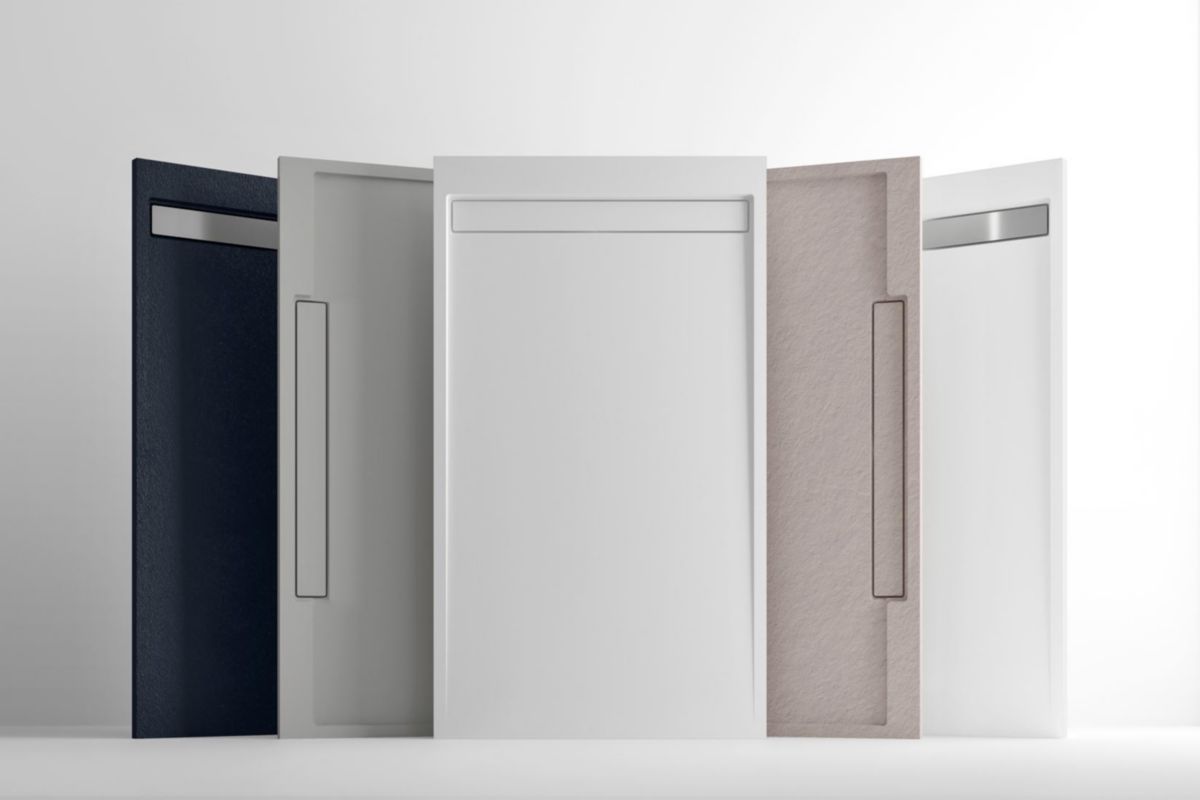 HIDROBOX - Receveur de douche à posser ou encastrer Line Y Kr mat Lisse ...