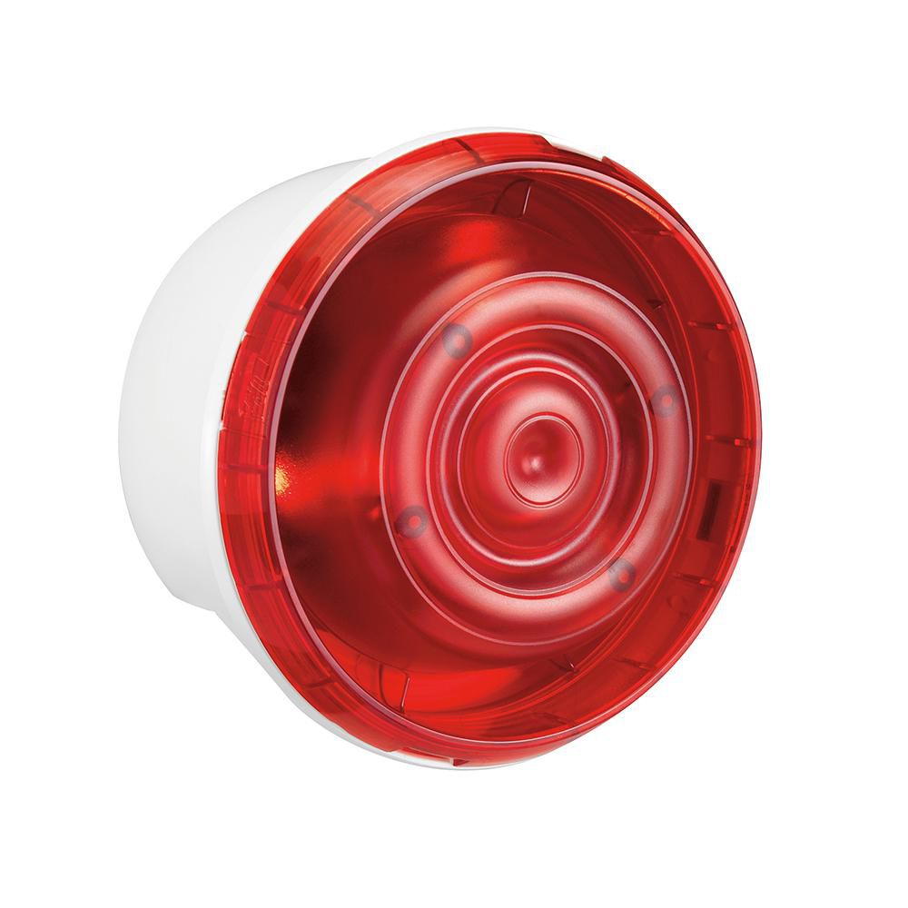 URA - Dispositif Sonore d'Alarme Feu DSAF 90dB à 2m avec avertisseur lumineux rouge - Classe B ...