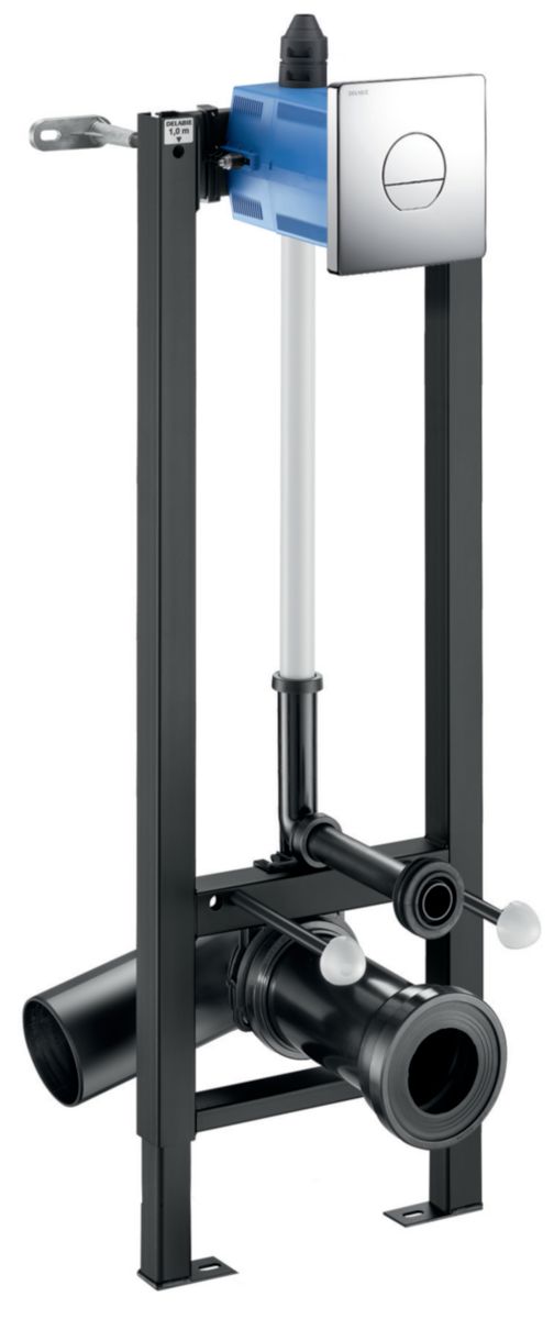 DELABIE - Robinet TEMPOFLUX 3 WC F3/4" encastré AB, chromé, 3l/6l, kit 2/3 Réf. 763040 | Cedeo