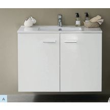 ALTERNA - Plan céramique Alterna Concerto 80 cm vasque centrée | Cedeo