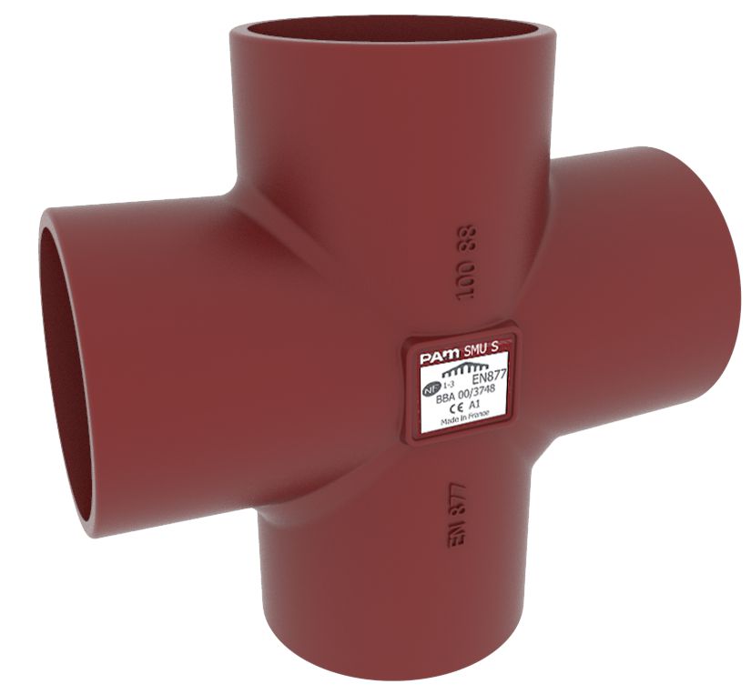 PAM - Embranchement Culotte double SMU S 88° en fonte diamètre nominal ...