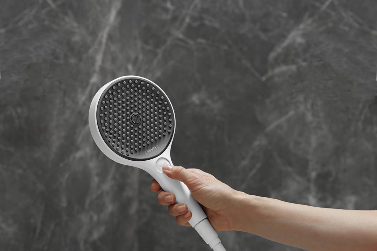 HANSGROHE - Rainfinity douchette 130 3jet - blanc mat Réf. 26864700 | Cedeo