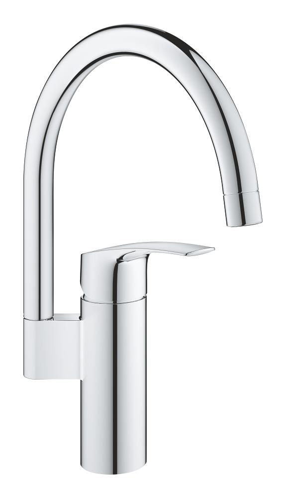 GROHE - Mitigeur évier EUROMART Bec tube pivotant Chromé réf. 32223003 ...