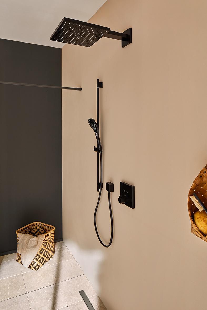 HANSGROHE - Douchette à main Raindance Select E 120mm 3 jets noir mat ...