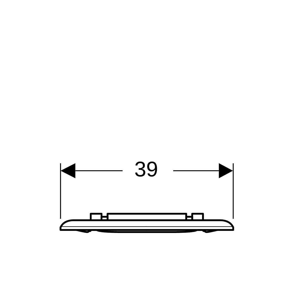 GEBERIT - Lunette d abattant Renova Comfort - adaptée aux personnes à ...