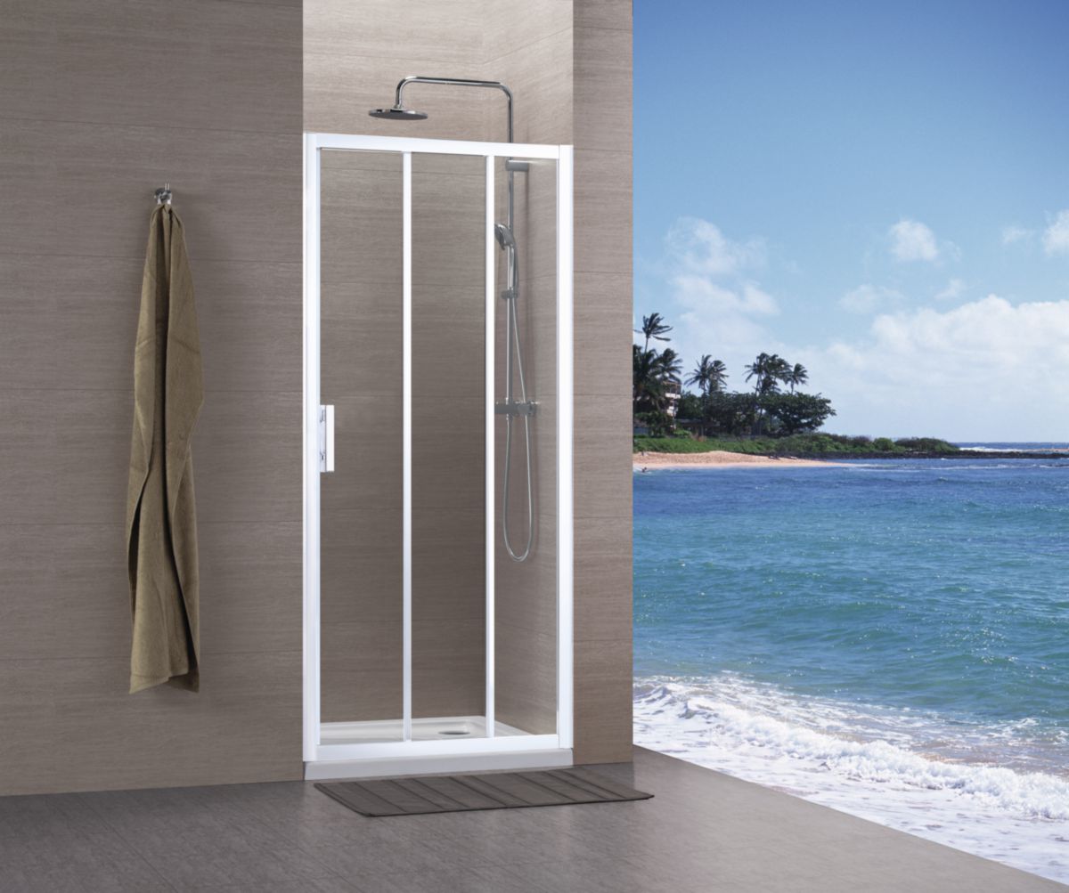 ALTERNA - Paroi de douche Alterna Concerto accès de face coulissant 3 ...