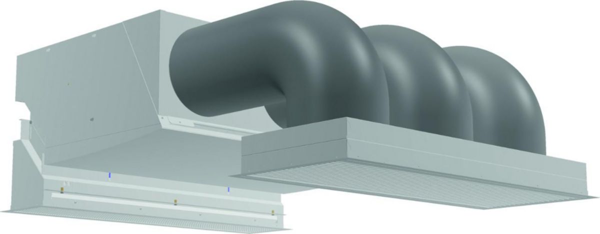 DAIKIN - Rideaux d’air chaud Biddle modèle R encasté gainable - rideau ...