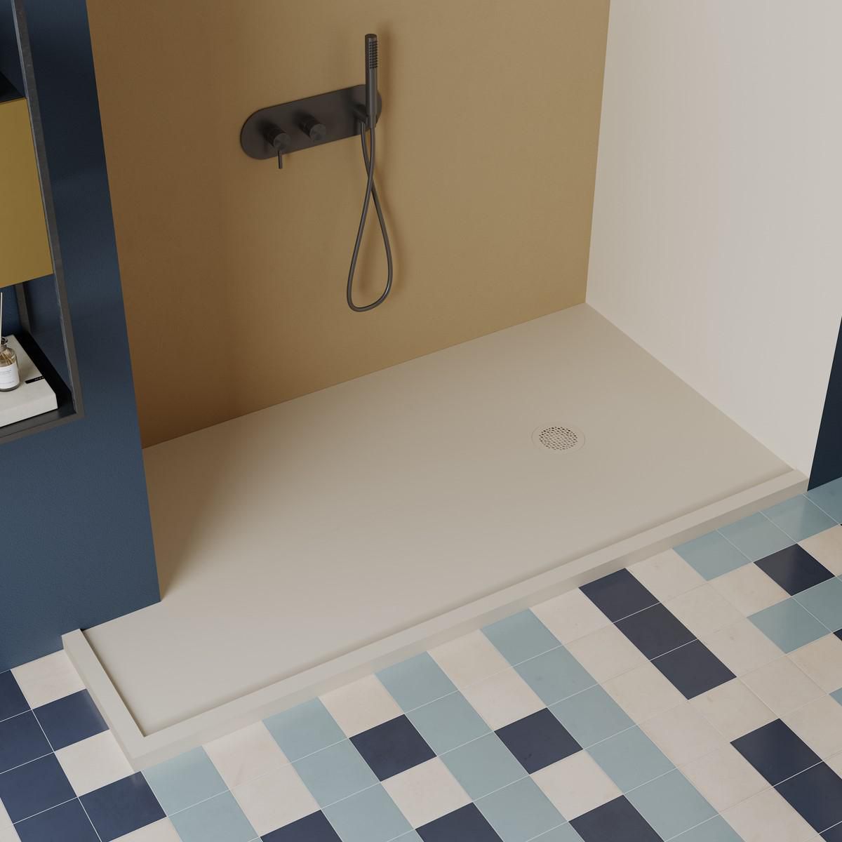 HIDROBOX - Receveur de douche Neo Plus Kromat Ardoise 140x140 Herbal ...