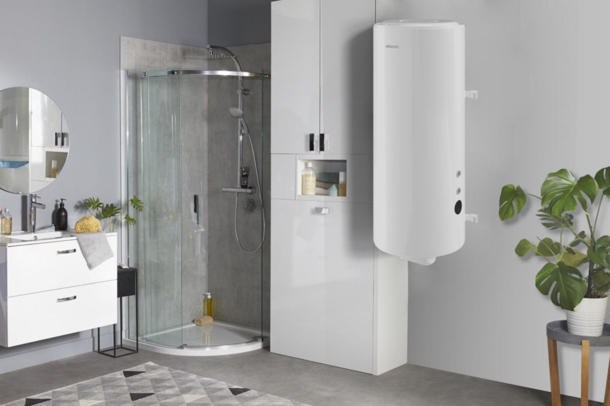 ATLANTIC ELECTRIQUE - Ballon échangeur Conforto vertical mural 100L ...