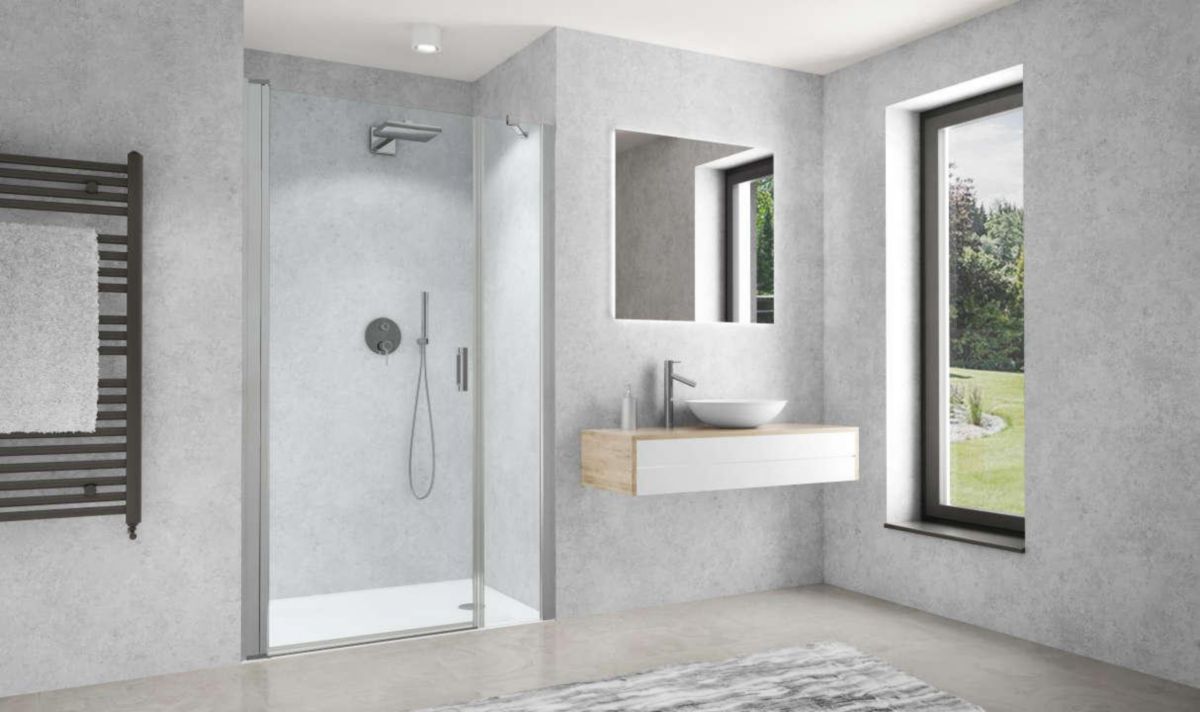 ROTH - SET Paroi fixe en prolongement pour porte pivotante intégrale ...