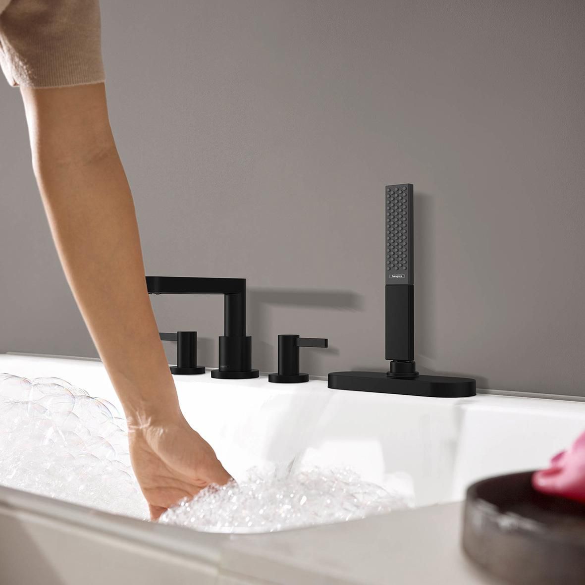 HANSGROHE - Set de finition mélangeur Finoris 4 trous pour montage sur ...