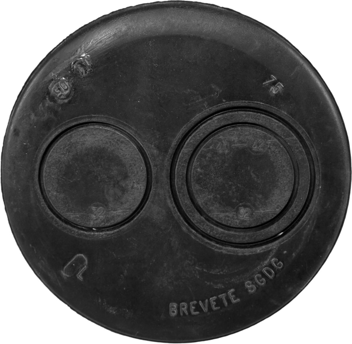 PAM - Tampon EPDM SME fonte 2 trous diamètre nominal 75mm Réf. 156074 ...