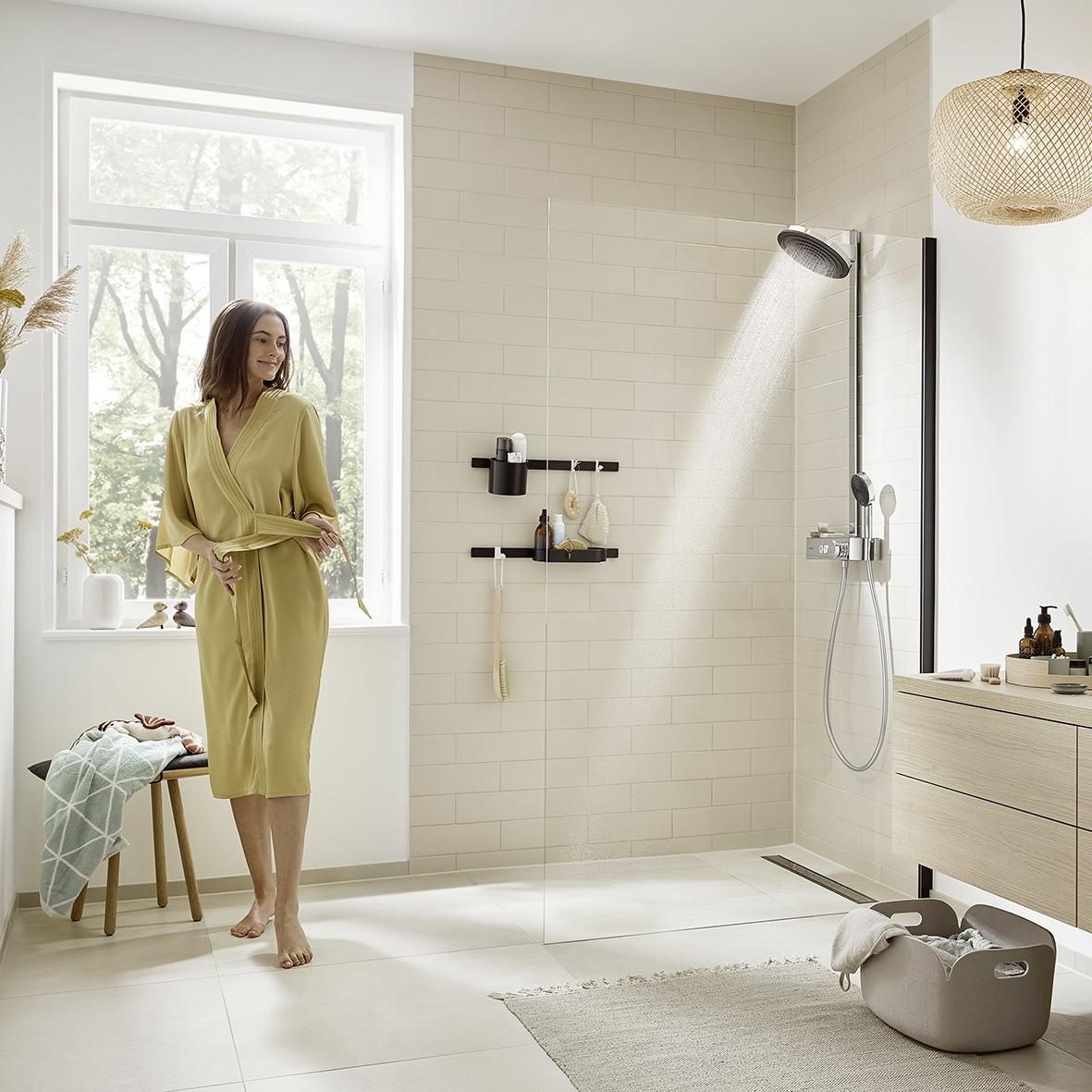 Hansgrohe Colonne De Douche Pulsify S 260 2jets Ecosmart 9l Min Avec