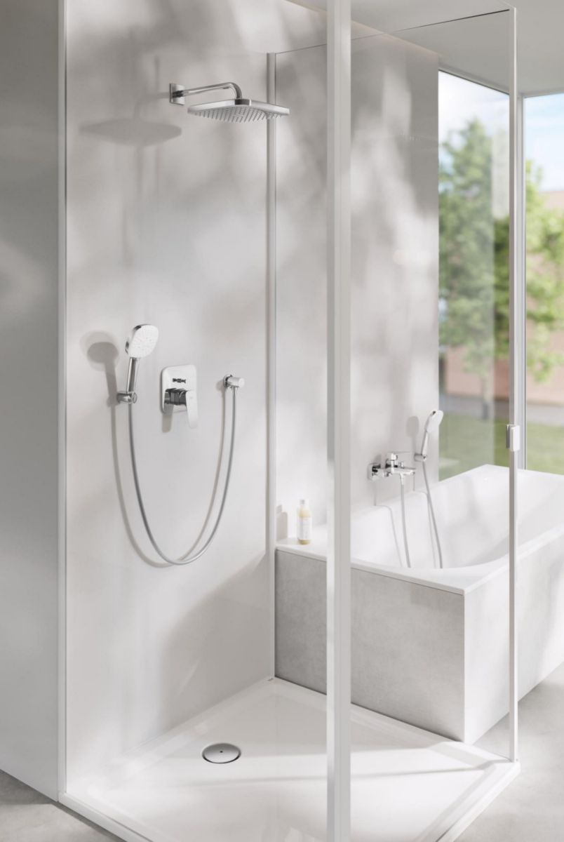 GROHE - Façade pour mitigeur encastré douche ou bain-douche Cubeo 2 ...