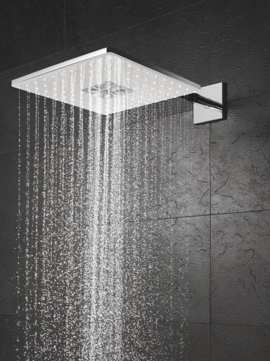 GROHE - Set douche de tête et bras 430 mm, 2 jets Rainshower ...