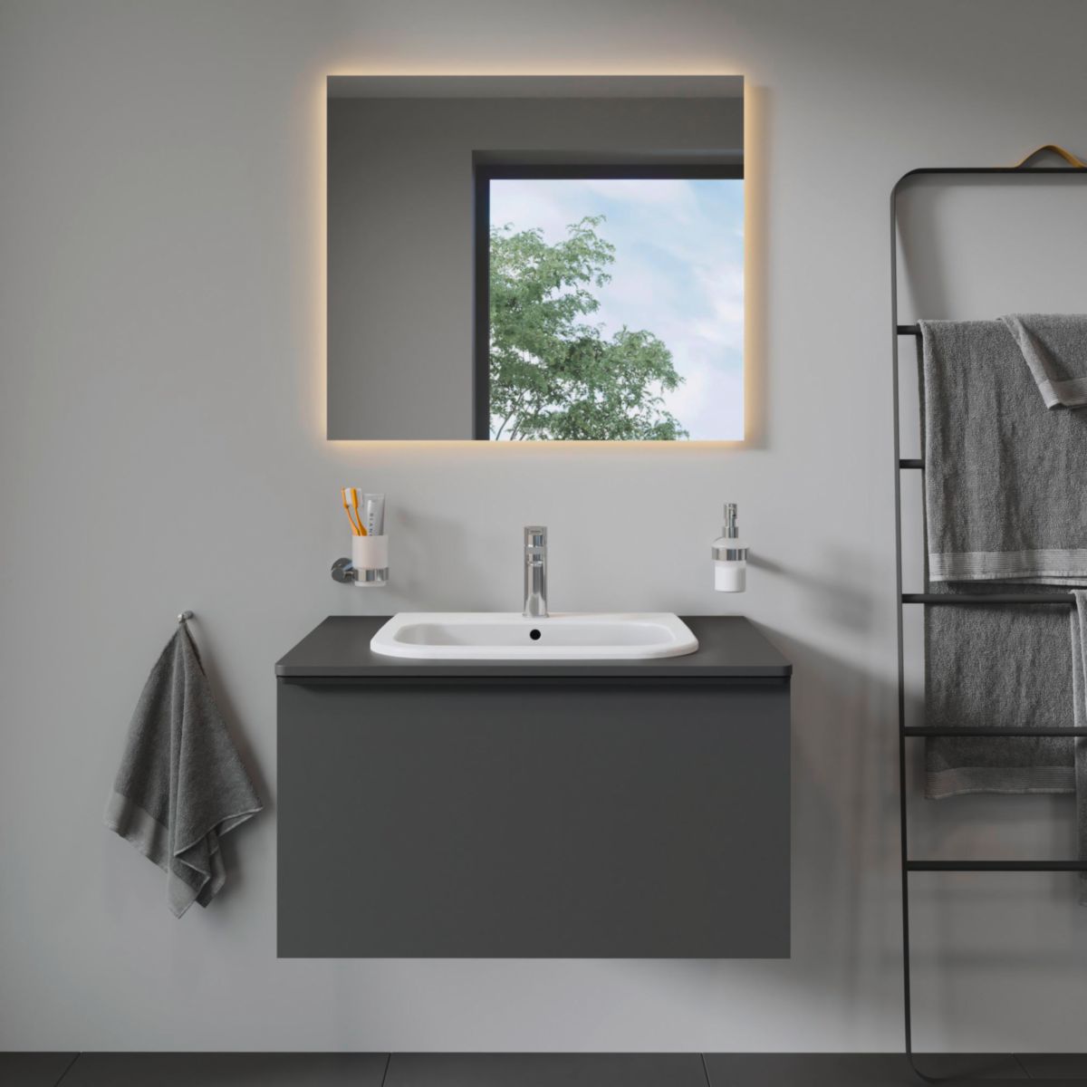DURAVIT - Vasque D-CODE, à encastrer, Blanc Réf. 0337540000 | Cedeo