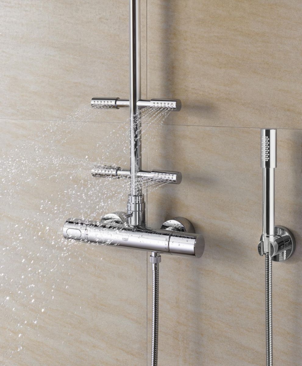 GROHE - Douchette 1 jet Sena Stick Chromé 28034000 | Cedeo