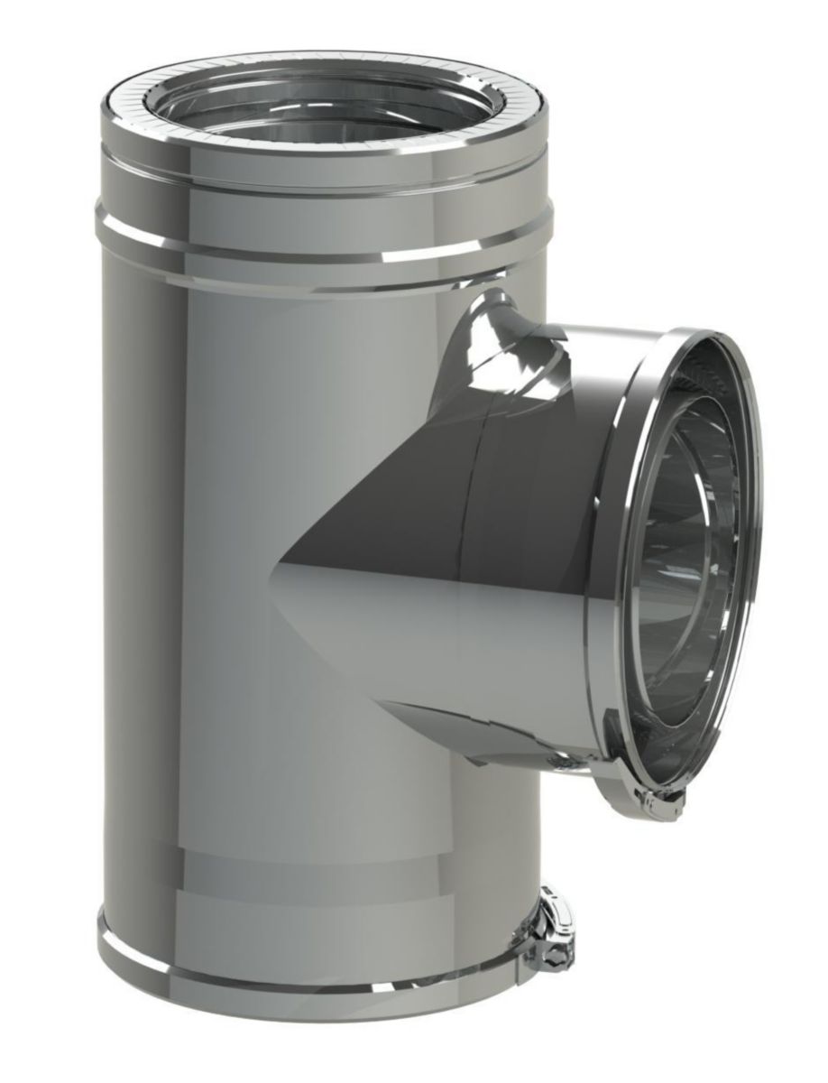 TEN - Té isolé à 90° Duoten Inox 316 I304 diamètre 150 - 200 mm Réf ...
