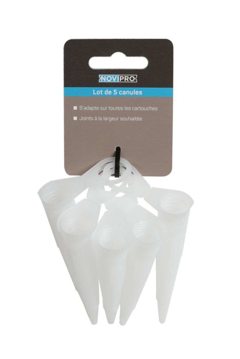 NOVIPRO - Canules Novipro (Lot de 5) pour cartouches de mastic sans ...