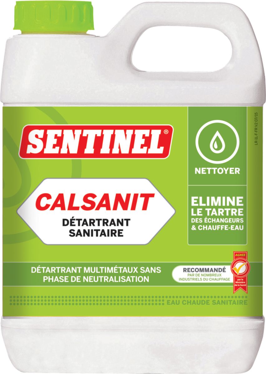 SENTINEL - Détartrant SENTINEL CALSANIT 1 L Réf. LR-12X1L-EXP | Cedeo
