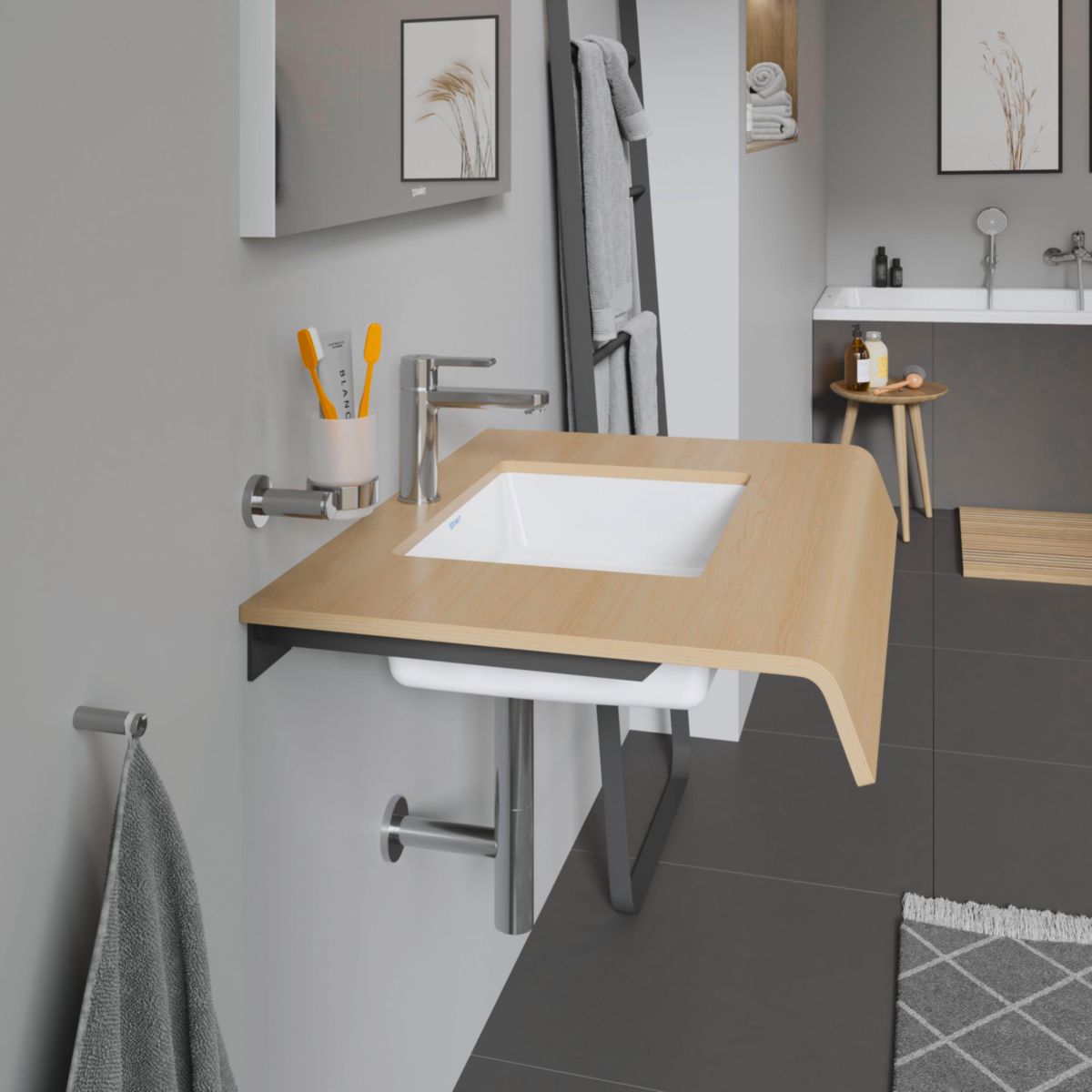 DURAVIT - Vasque 43 vero blanc Réf. 0330430000 | Cedeo
