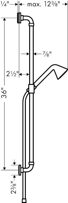 AXOR - Set de douche designed by Front réf. 26023000 | Cedeo