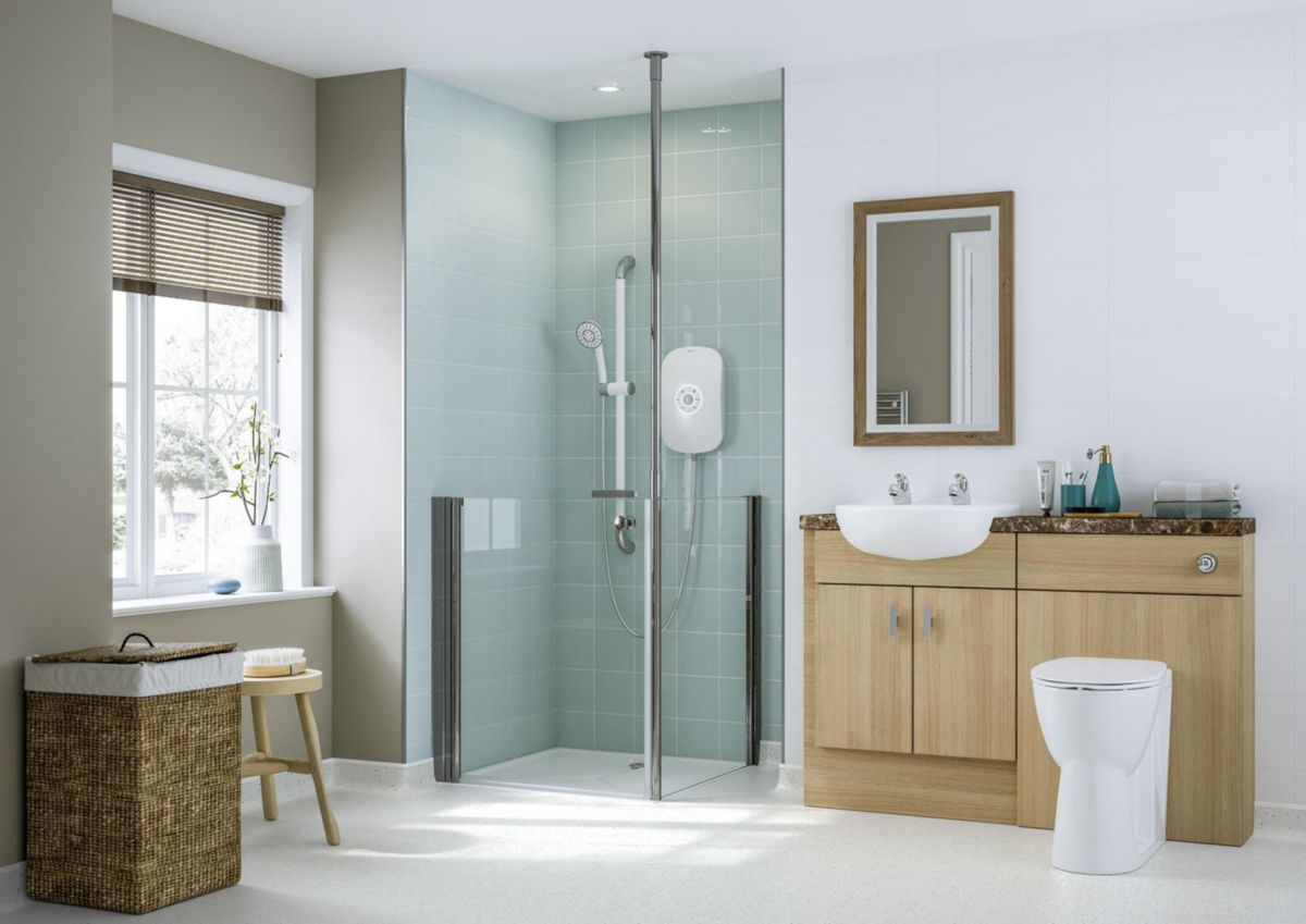 AKW INTERNATIONAL - Paroi de douche Larenco portes Saloon niche 1000mm ...