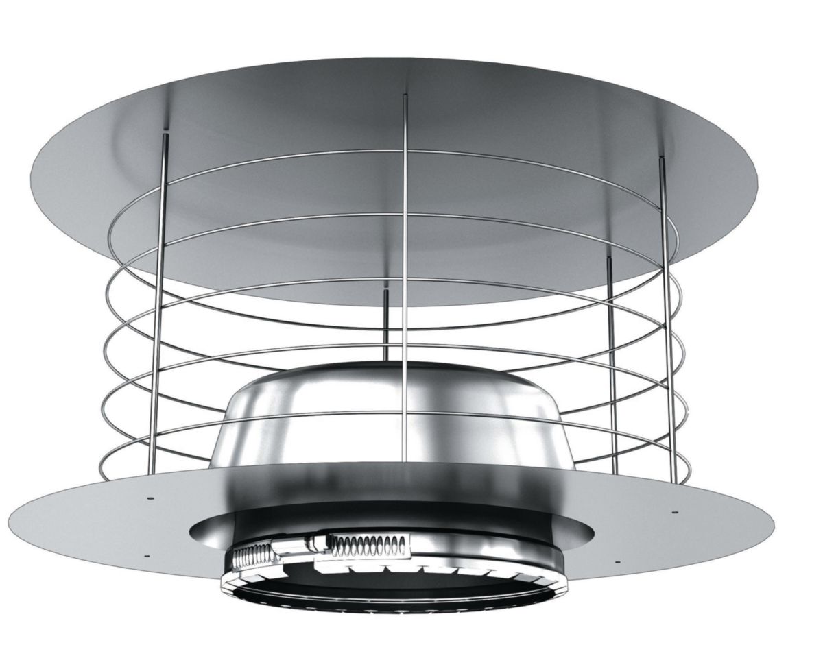 TEN - Terminal C5-B VARINOX pour kit diamètre 80 réf. 275055 | Cedeo