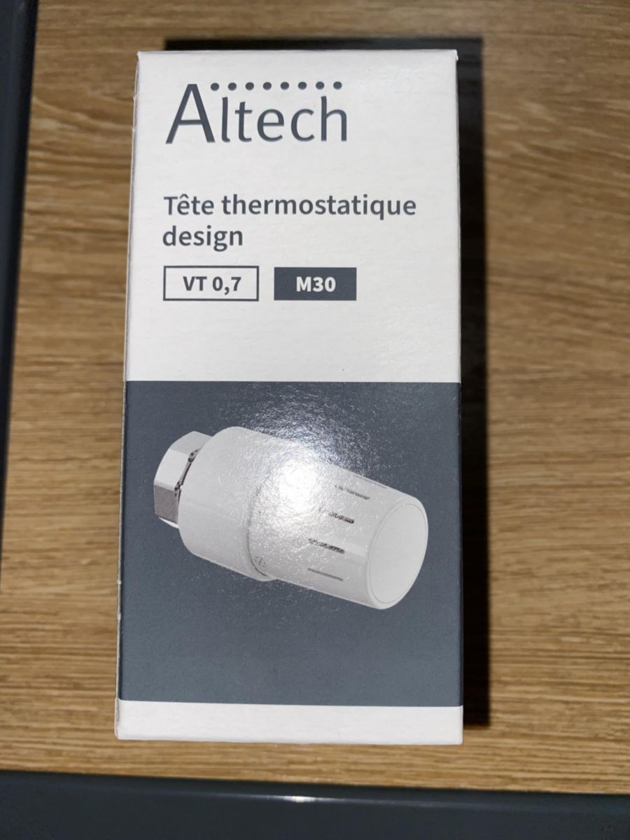 ALTECH - Tête thermostatique Altech DESIGN rénovation M30 VT 0,7 ou supérieur | Cedeo