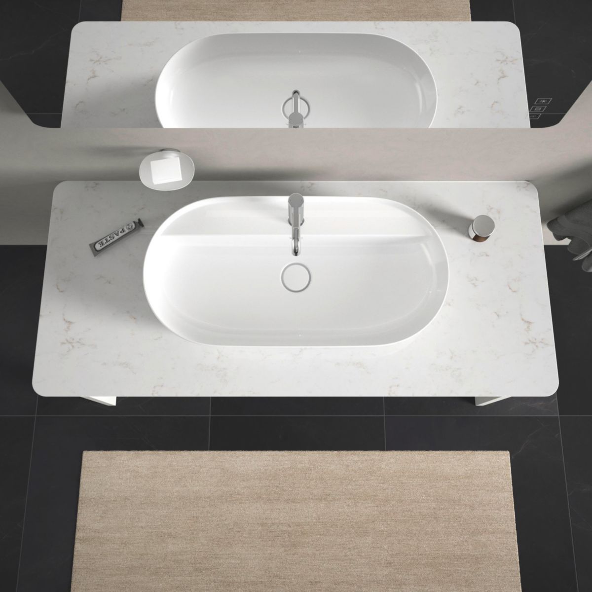 DURAVIT - Vasque LUV 800 mm à poser Réf 0380800000 | Cedeo