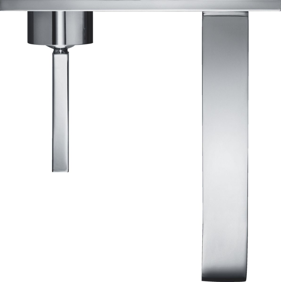 AXOR - Façade mitigeur de lavabo Axor CITTERIO encastré avec bec court ...