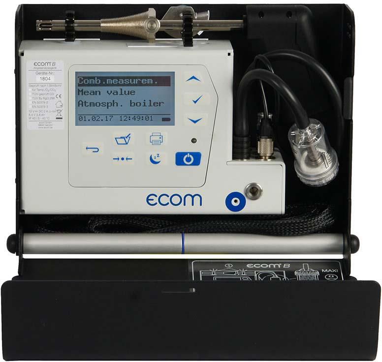ECOM - Analyseur de combustion Réf B.BT | Cedeo