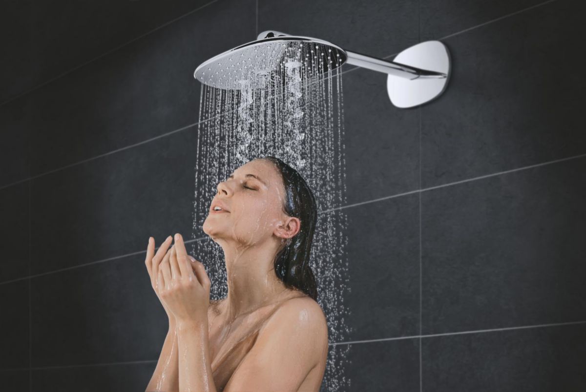 GROHE - Système de douche thermostatique semi-encastré Rainshower ...