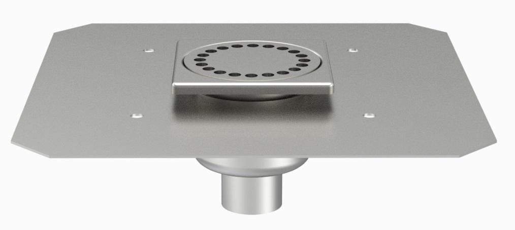 LIMATEC - Siphon inox sortie verticale diamètre 40 à platine Limatec ...