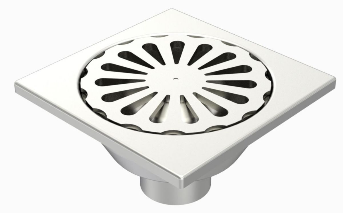 LIMATEC - Siphon inox 300x300 diamètre 100mm Limatec 30100 | Cedeo