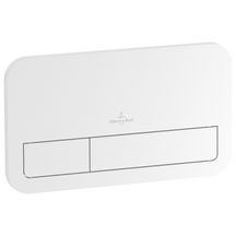 VILLEROY ET BOCH - Plaque de déclenchement E200 blanche Réf. 92249068 ...