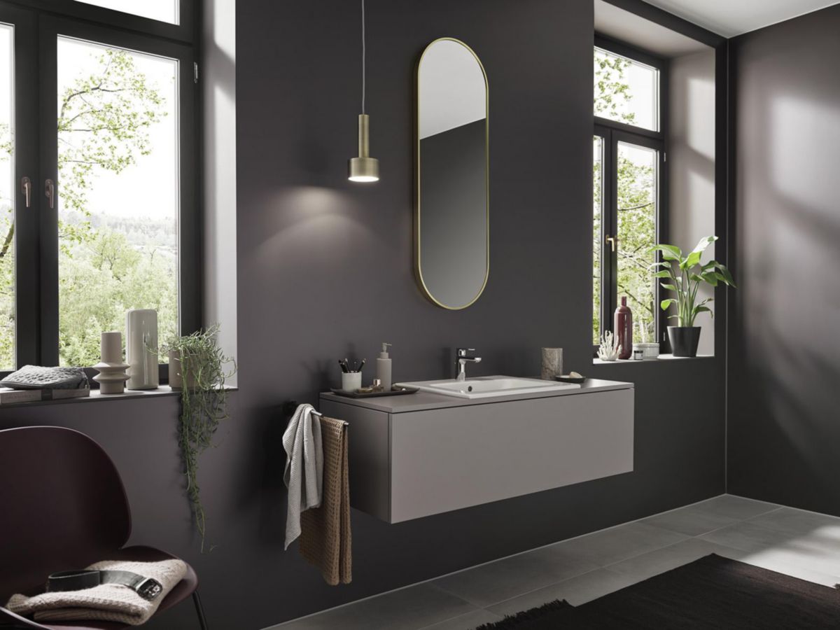 HANSGROHE - Mitigeur lavabo Vernis Blend 100 avec tirette et vidage ...