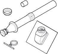 SAUNIER DUVAL - Terminal sur toiture diamètre 80-125mm Réf. 0020271549 ...