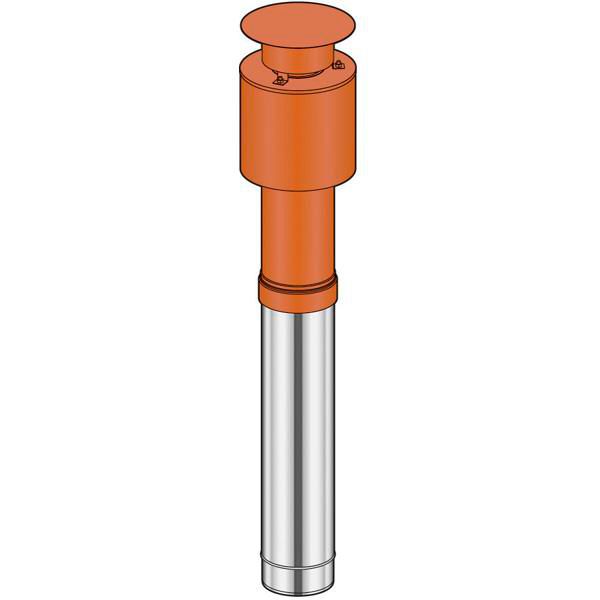 POUJOULAT - Terminal vertical DUALIS, diamètre 130 mm STV 130 E.I Réf ...