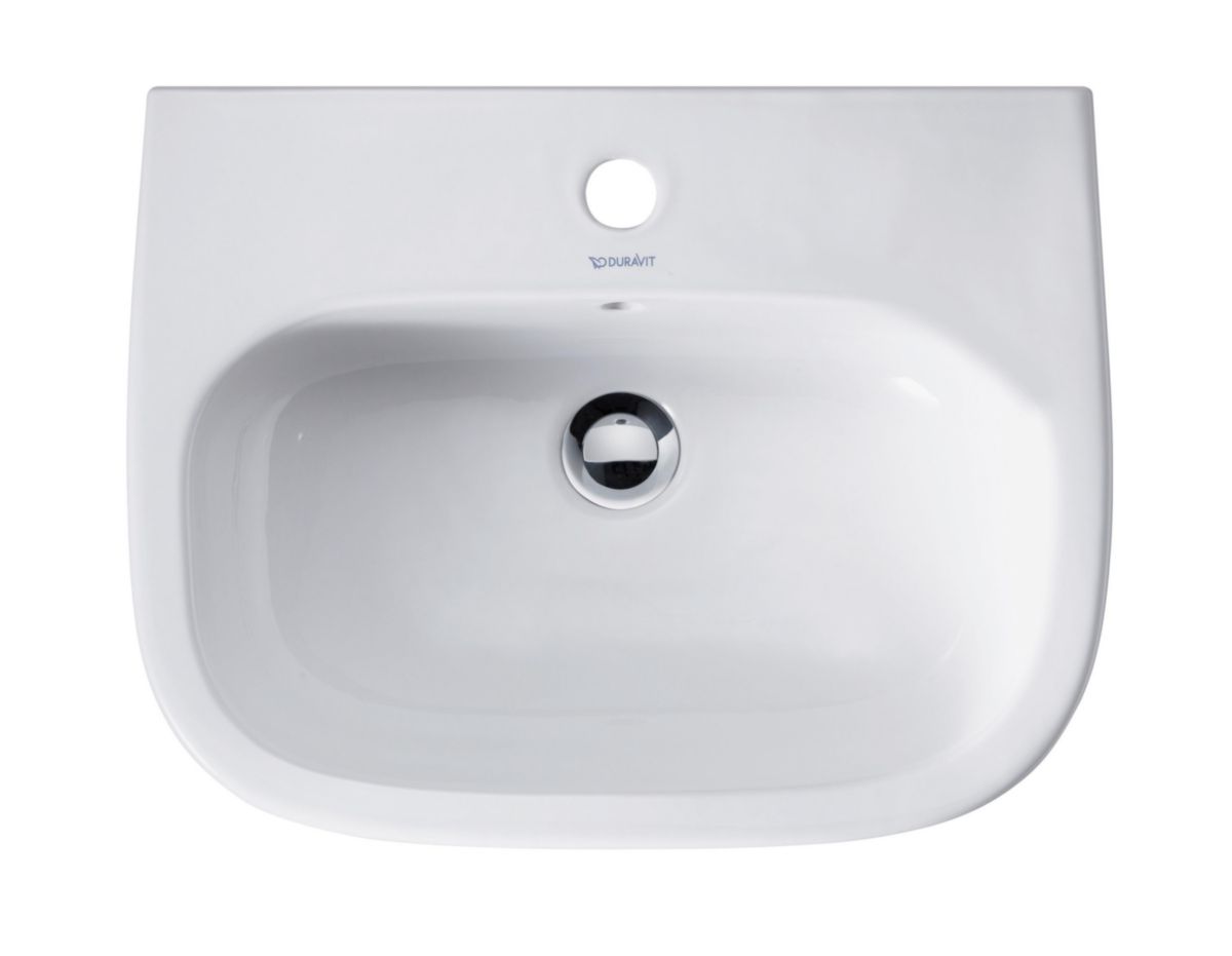 DURAVIT - Lavabo D-CODE, 55 x 43, Blanc Réf. 2310550000 | Cedeo