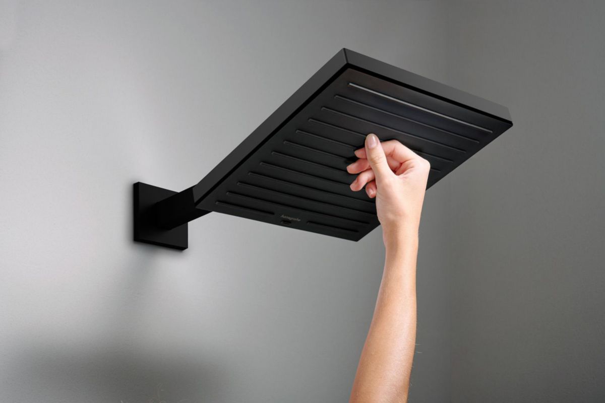 HANSGROHE - Douche de tête 260 Pulsify E 1jet EcoSmart Noir mat Réf ...