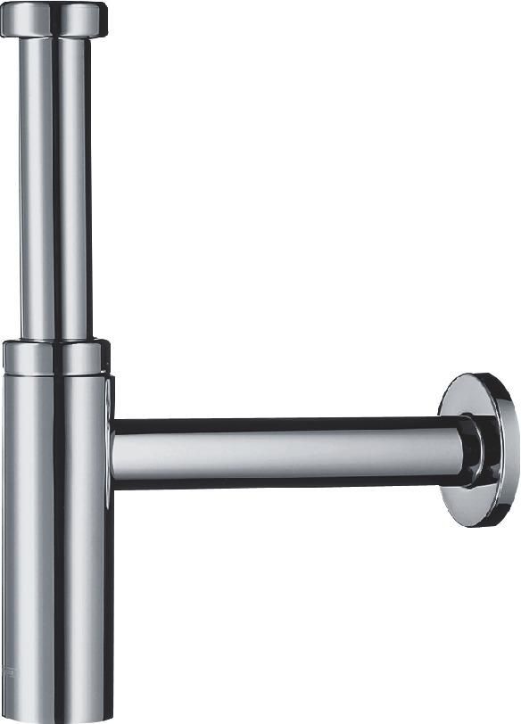 HANSGROHE - hansgrohe Siphon Flowstar S, Noir chromé brossé | Cedeo
