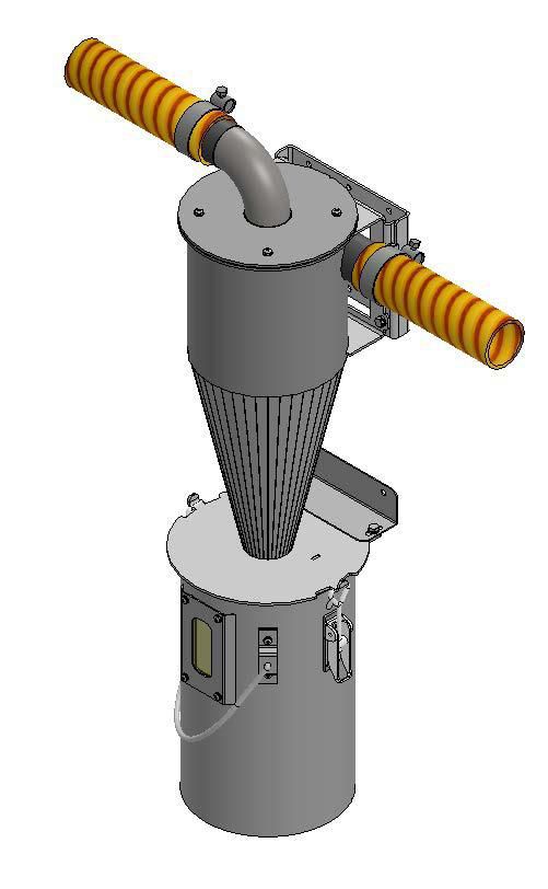 SELF CLIMAT MORVAN - Cyclone d'aspiration de poussières de granulés réf ...