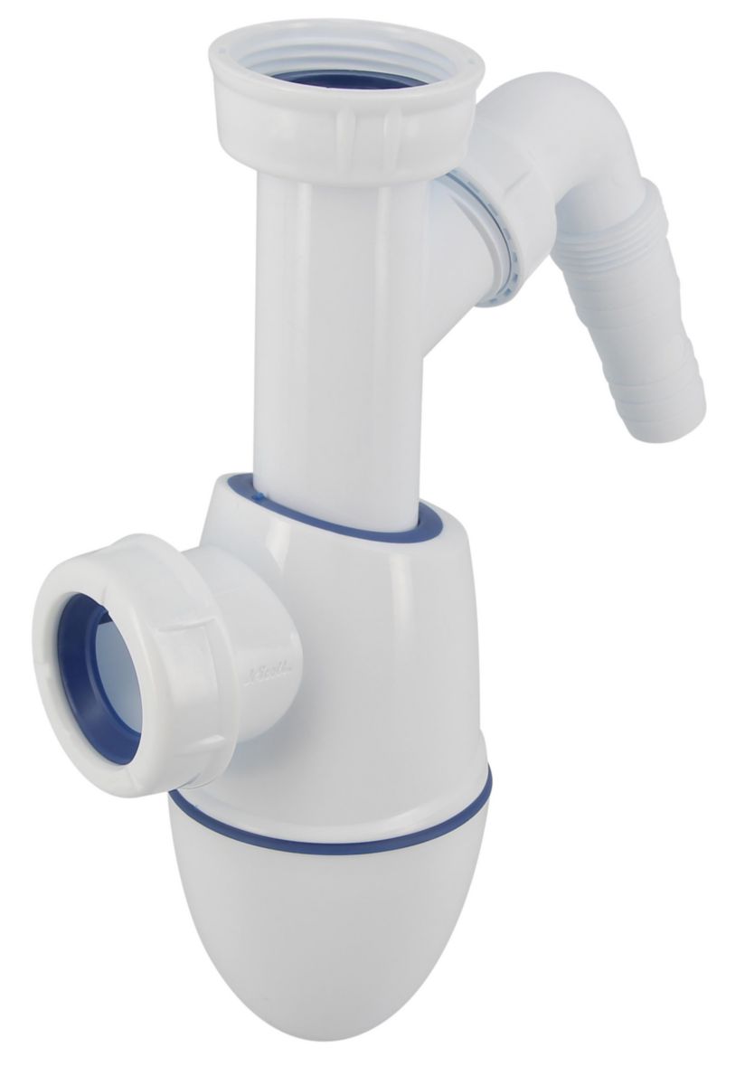 NICOLL - Siphon de lavabo Easyphon avec prise machine à laver diamètre ...