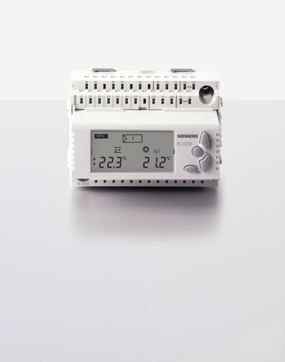 SIEMENS - Régulateur SYNCO 200 réf. BPZ: RLU220 | Cedeo