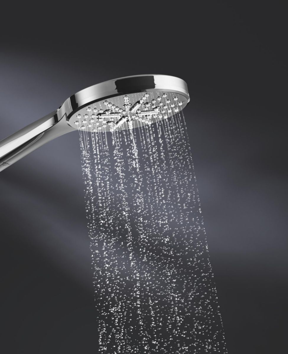 GROHE - Douchette 3 jets Rainshower SmartActive 130 Chromé 26574000 | Cedeo