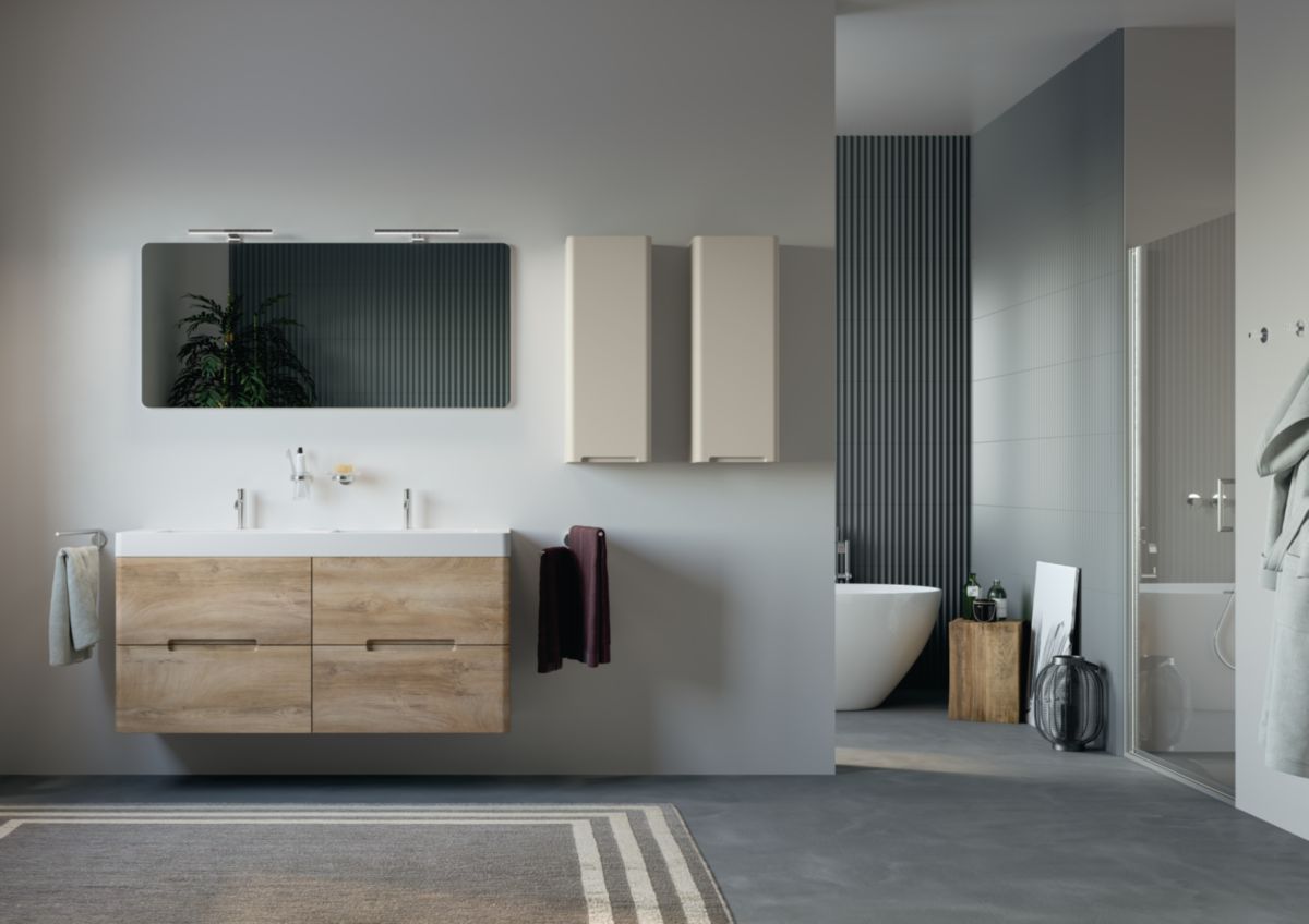 INDA FRANCE - Meuble Série SOFT, Gamme SOLUZIONI, 4 tiroirs - Finition ...