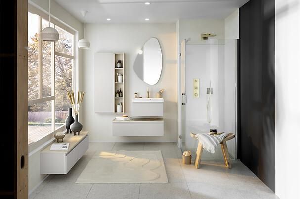 DELPHA - Dessus de commode P.46 x L.100 cm finition chene naturel ...