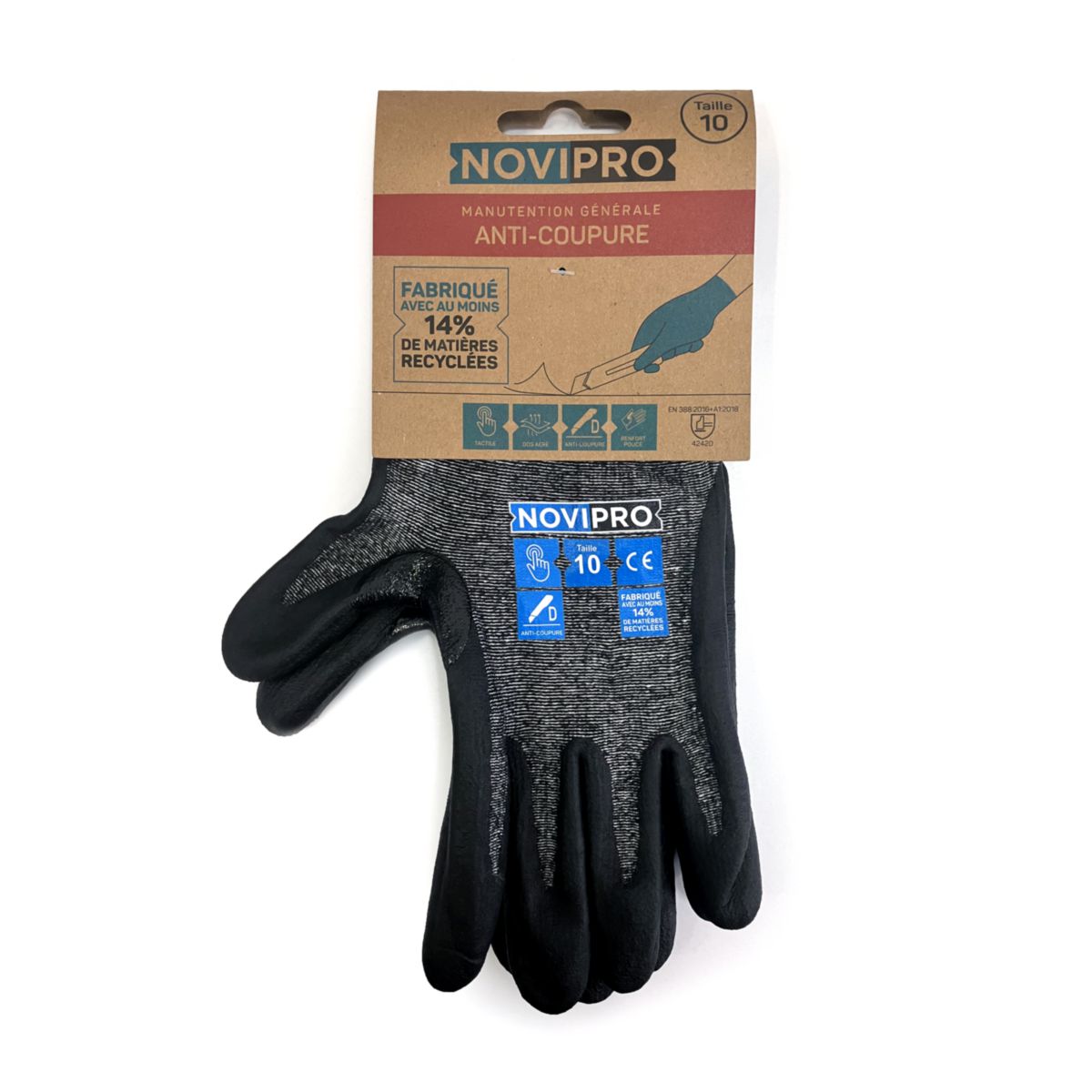 NOVIPRO - Gants anti-coupures T10 Novipro | Cedeo