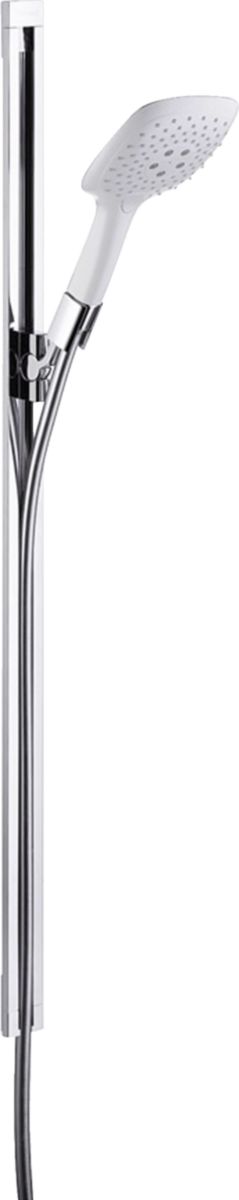 HANSGROHE - Set de douche PURAVIDA 90 cm, blanc/chromé réf. 27853400 ...